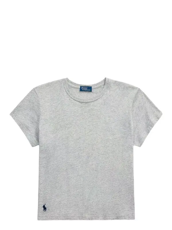 Polo Ralph Lauren Shrunken-fit Crewneck T-shirt - Grey