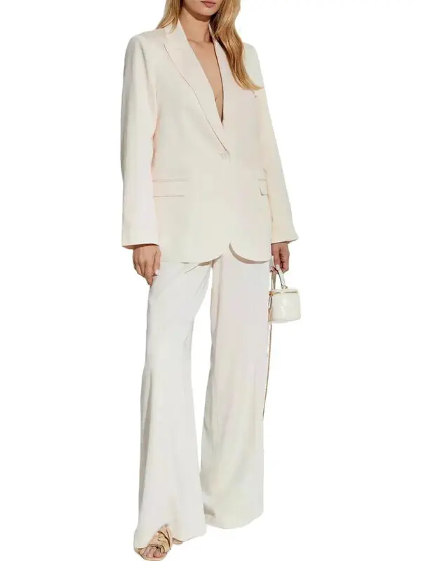 IRO PARIS Satin-finish Trousers - Neutrals