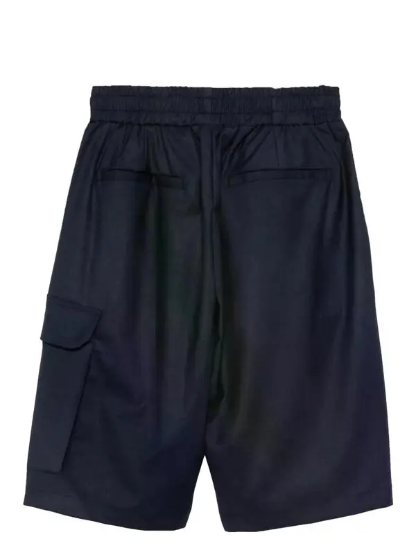 FAMILY FIRST Elasticated Waist Cargo Shorts - Blue