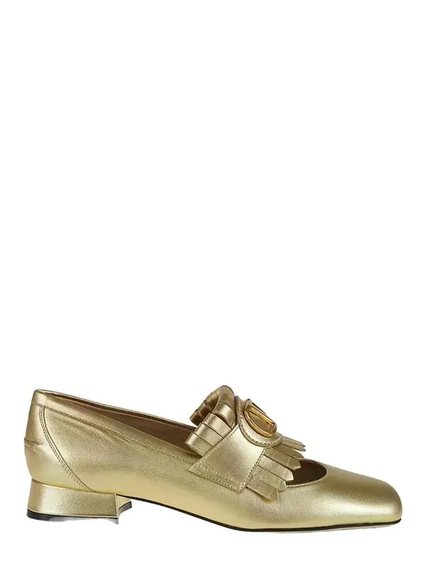 Valentino Garavani Vlogo Signature Loafers - Gold