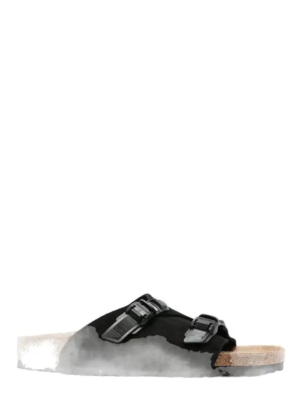 BIRKENSTOCK Zürich Tech Suede Slides - Black