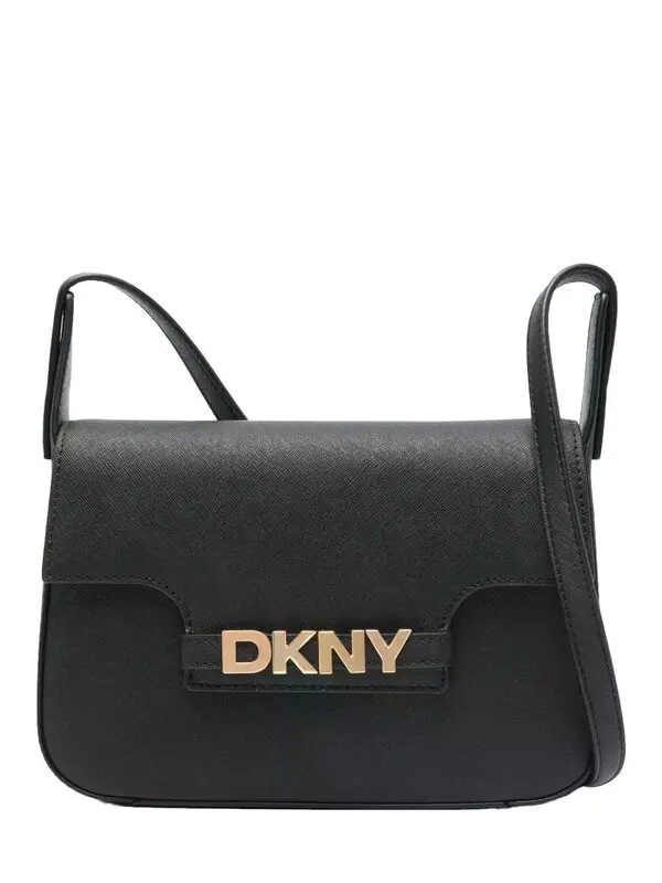 Dkny Logo Lettering Cross Body Bag - Black