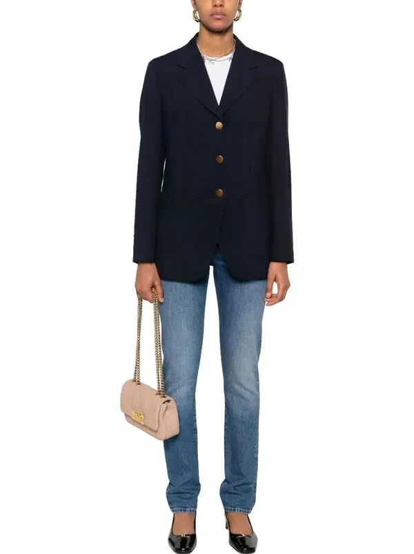 Max Mara Single-breasted Blazer - Blue