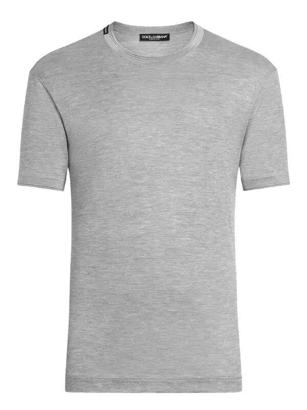 Dolce & Gabbana Silk T-shirt - Grey
