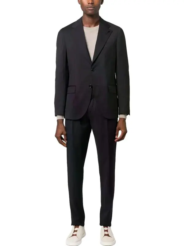 LARDINI Single-breasted Wool Suit Set - Blue