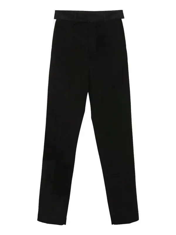 MERYLL ROGGE Twill-weave Trousers - Black