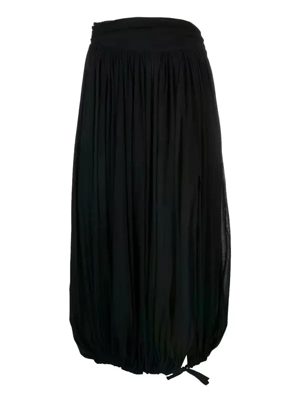Philosophy Di Lorenzo Serafini Pleated Puffball Midi Skirt - Black