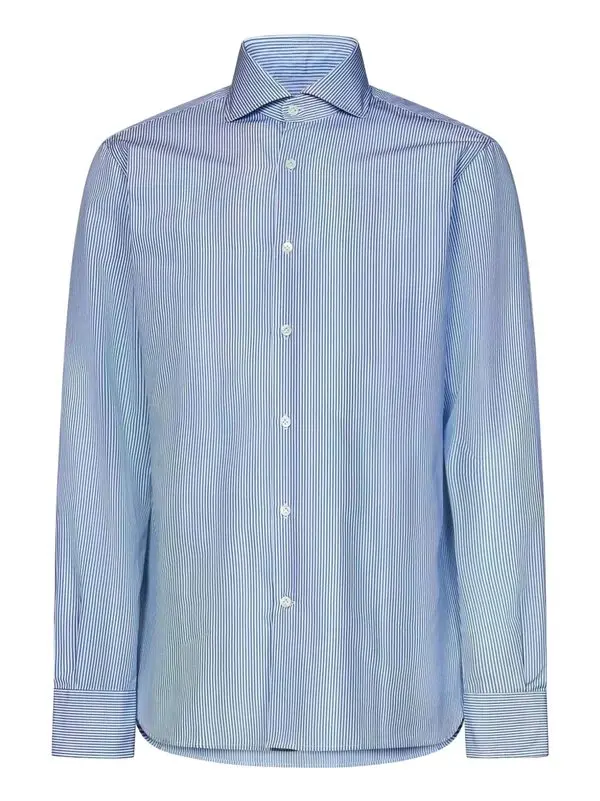 FRANZESE COLLECTION Striped Shirt - Blue