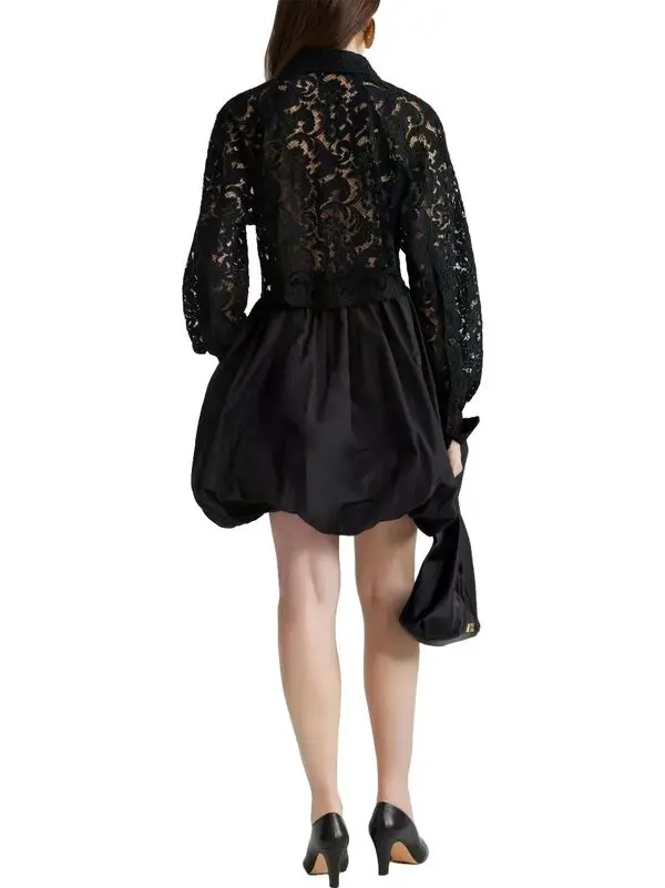 PATOU Bubble Mini Skirt - Black