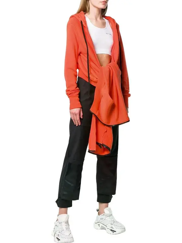 BEN TAVERNITI UNRAVEL PROJECT Tie Front Jacket - Orange