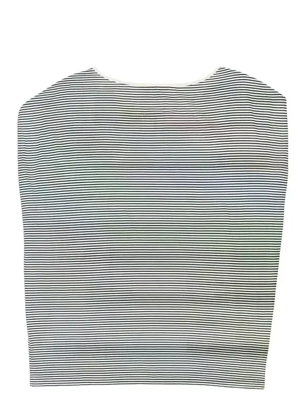 Loro Piana Striped Cashmere Vest - White
