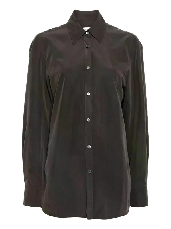SYSTEM Classic Loose Fit Shirt - Grey