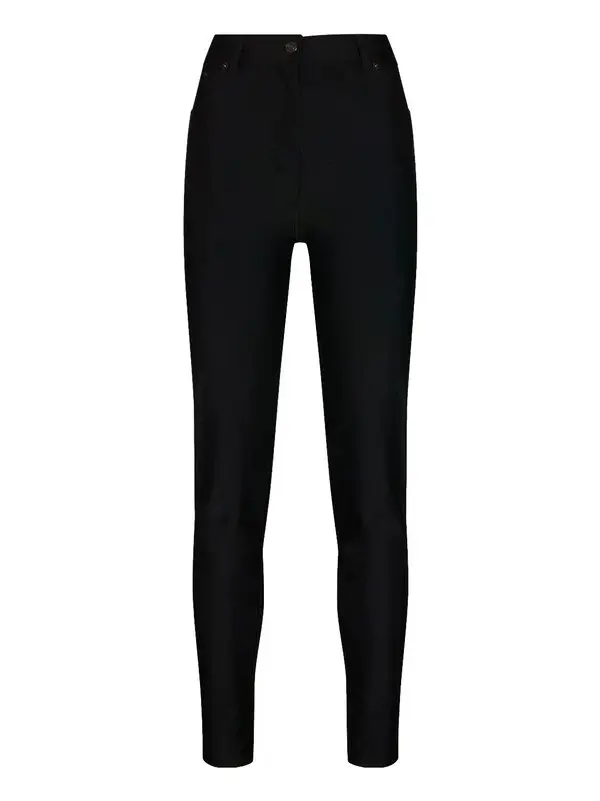 TOM FORD Silk-blend Metallic Sheen Skinny Jeans - Black