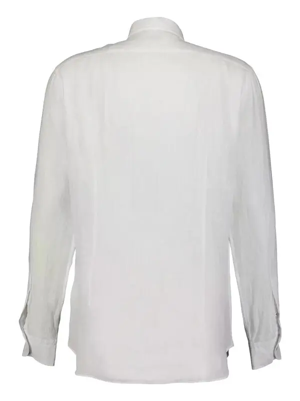 Boglioli Long-sleeve Linen Shirt - White