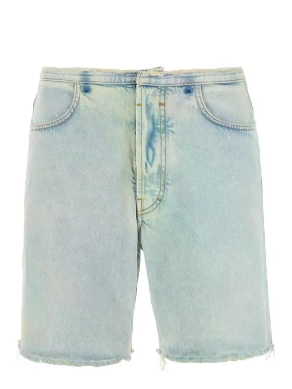 Givenchy Denim Bermuda Shorts - Blue