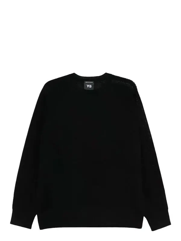 Y3 Crew-neck Sweater - Black