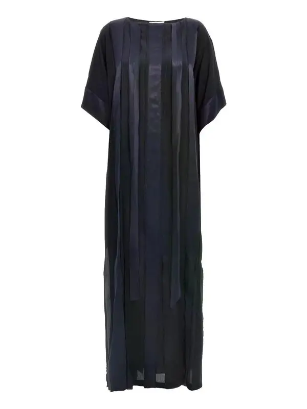 DI.LA3 PARI' Di.la3 Pari Caftano Dress - Blue