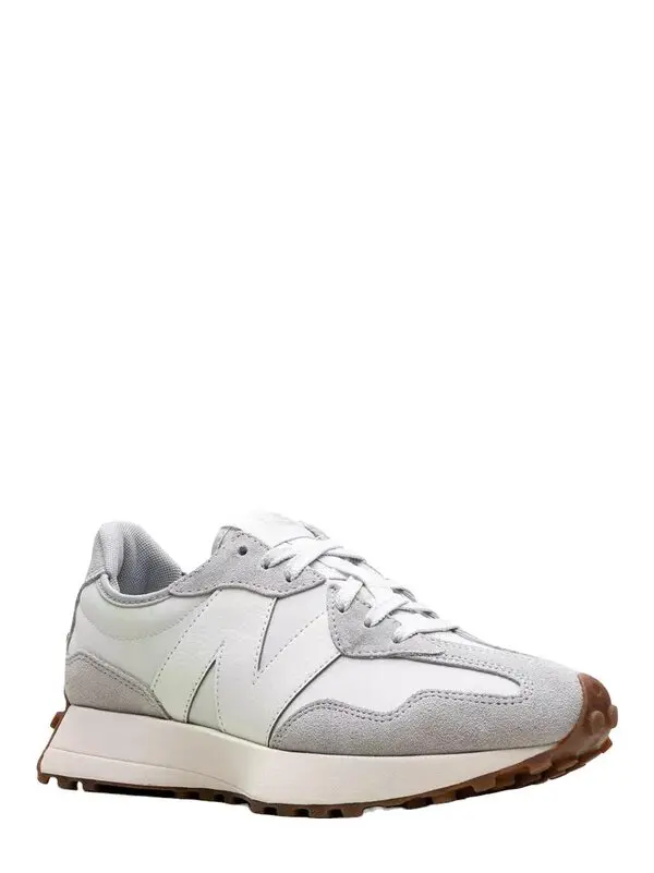 NEW BALANCE 327 Canvas And Suede Sneakers - Grey