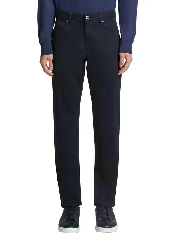 Zegna Roccia Slim-fit Jeans - Blue