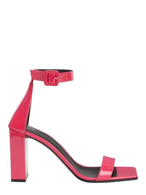 GIUSEPPE ZANOTTI Shangay 85mm Block Heel Sandals - Pink