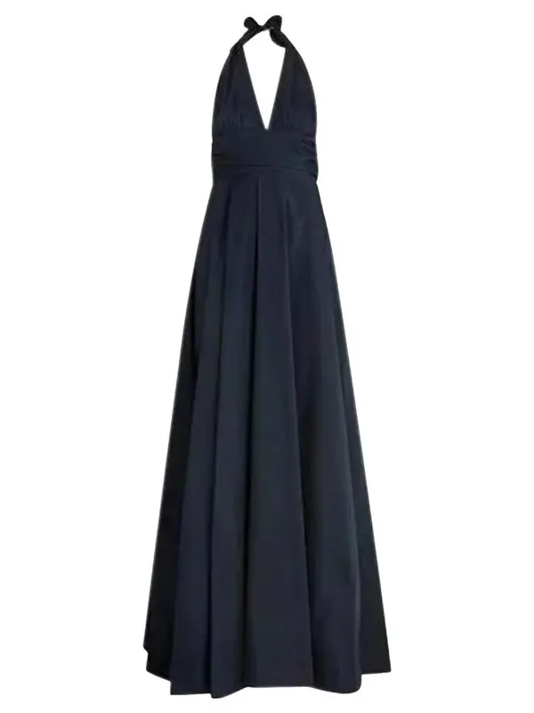 Bernadette Monroe Halterneck Gown - Blue