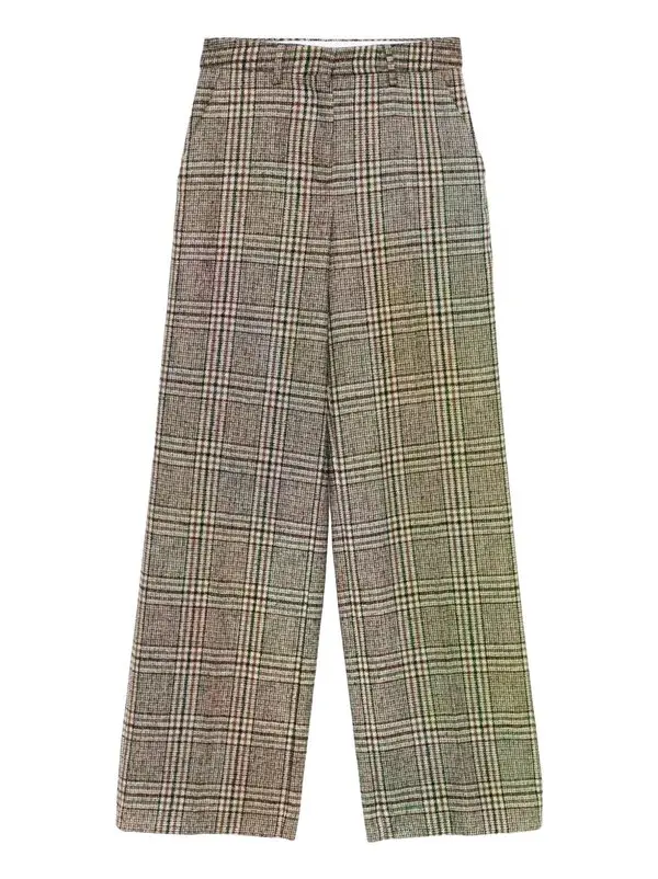 Lorena Antoniazzi Checked Trousers - Neutrals