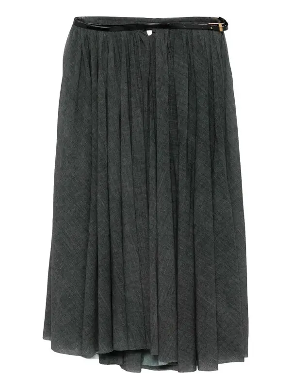 Philosophy Di Lorenzo Serafini Pleated Midi Skirt - Grey