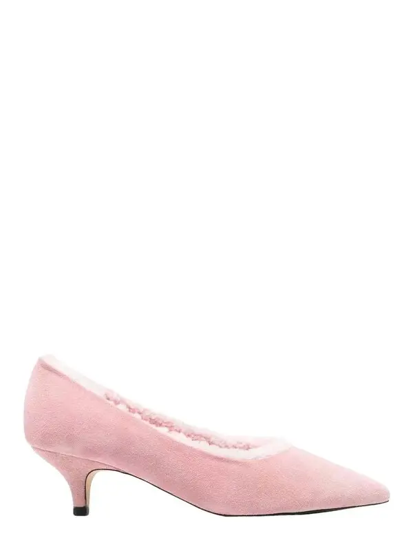 AGE OF INNOCENCE Juliette Shearling Pumps - Pink