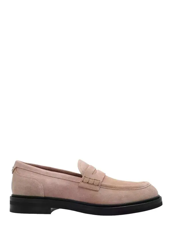 Dolce & Gabbana Calf Suede Loafers - Pink