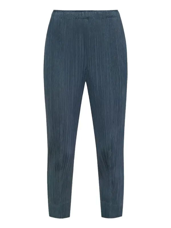 Issey Miyake Pleated Trousers - Blue
