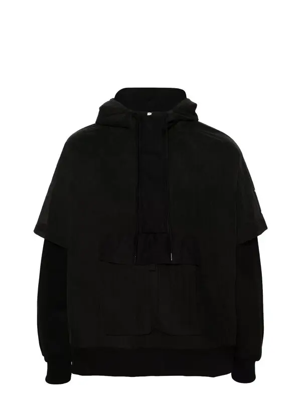 A-COLD-WALL* Overlay Onyx Hoodie - Black