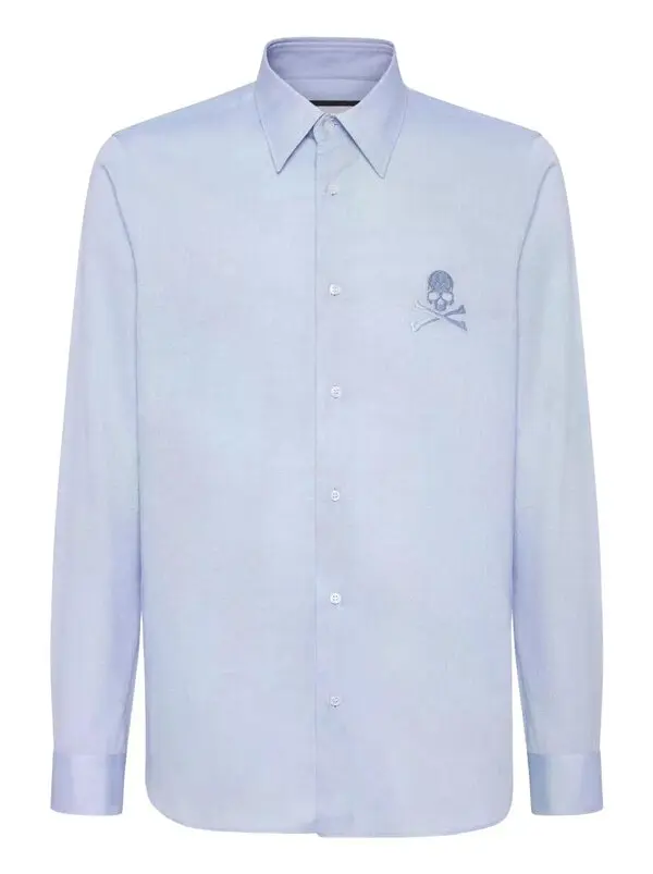 Philipp Plein Cotton Shirt - Blue