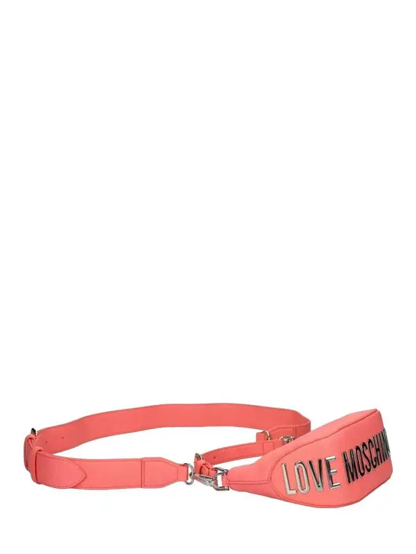 Moschino Logo Shoulder Bag - Red