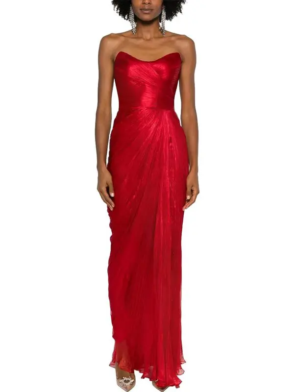 IRIS SERBAN Leila Gown - Red