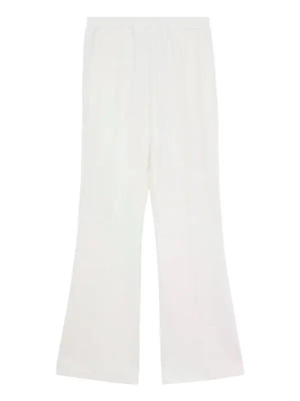 JW Anderson Tech-jersey Flared Trousers - White