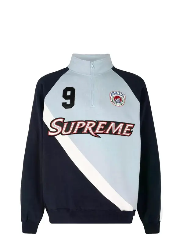 Supreme Equipé Logo-appliquéd Sweatshirt - Blue