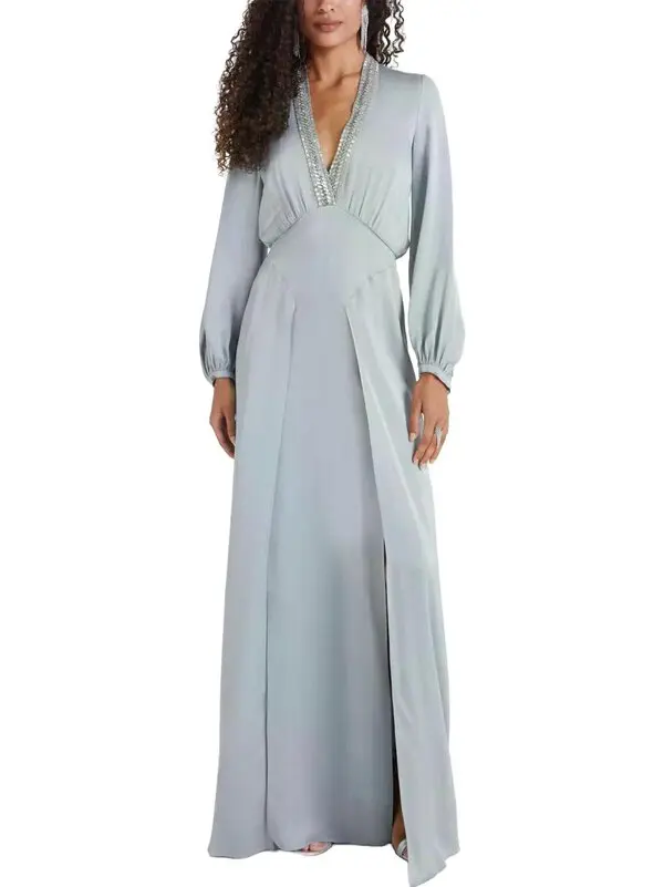 TEMPERLEY LONDON Nina Maxi Dress - Grey