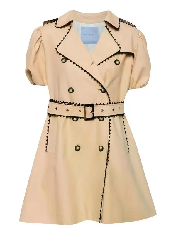 MACGRAW Trench Mini Dress - Neutrals