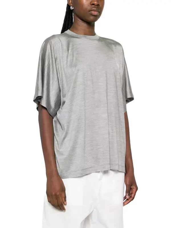 Carven Silk T-shirt - Grey