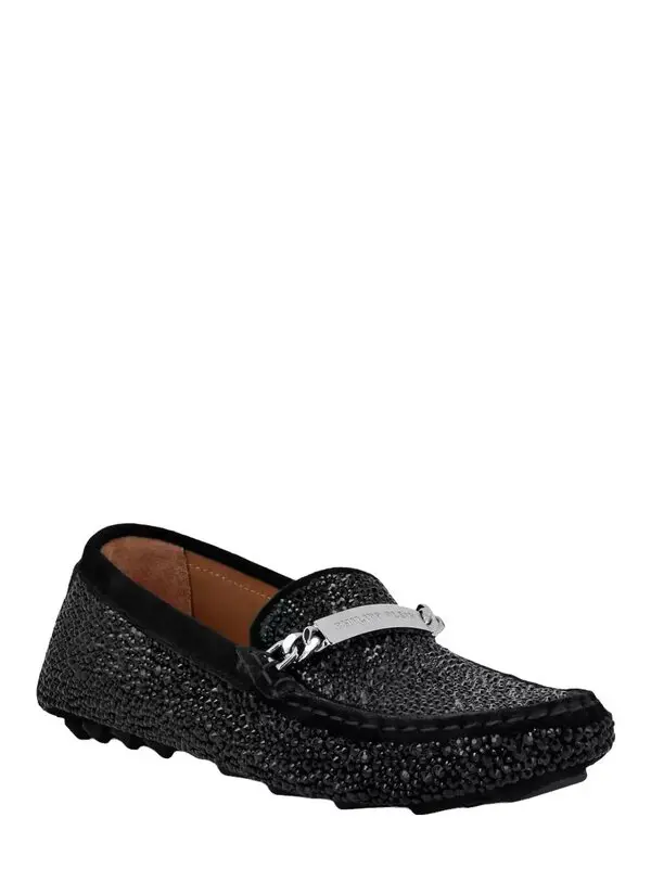 Philipp Plein Embellished Loafers - Black