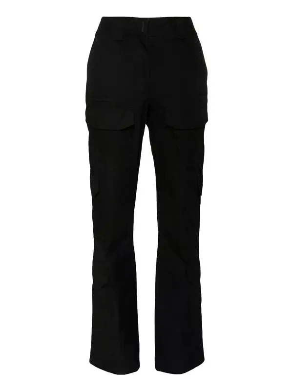 Givenchy Fine-check-pattern Cargo Trousers - Black