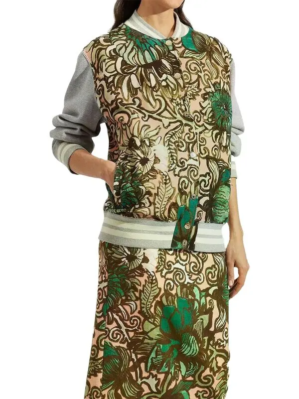 La DoubleJ Harvey Anemone Bomber Jacket - Green