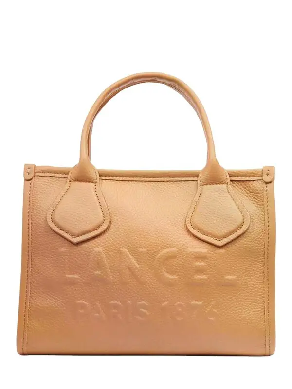 LANCEL Small Jour Leather Tote Bag - Brown