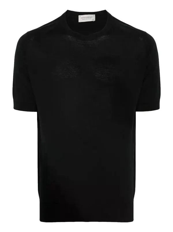 John Smedley Short-sleeve T-shirt - Black