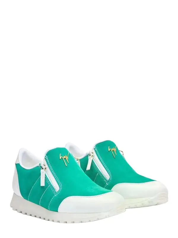 GIUSEPPE ZANOTTI Suede Sneakers - Green