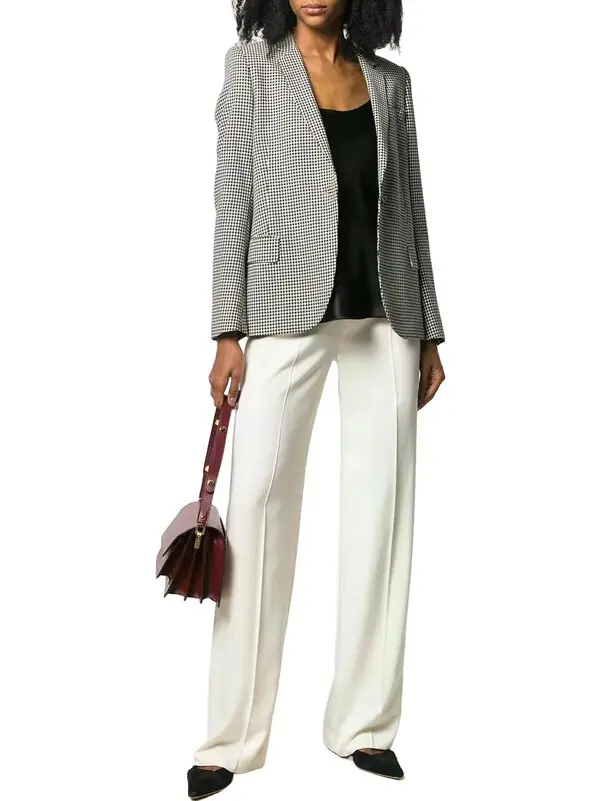 Vince Metallic Spaghetti Strap Vest - Black