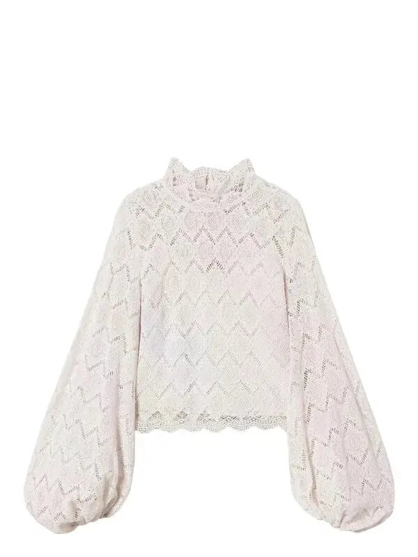 TWINSET Lace Blouse - Neutrals