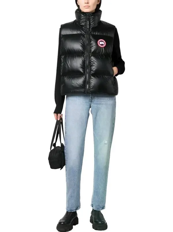 Canada Goose Cypress Logo-patch Puffer Vest - Black