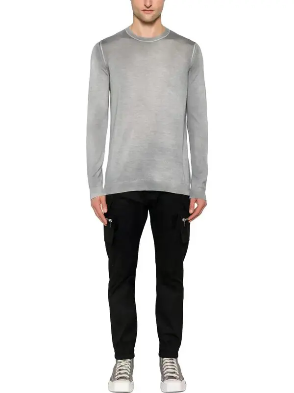 Avant Toi Faded Sweater - Grey