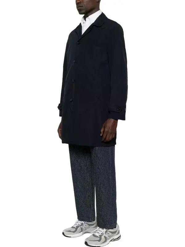 Aspesi Single-breasted Raincoat - Blue